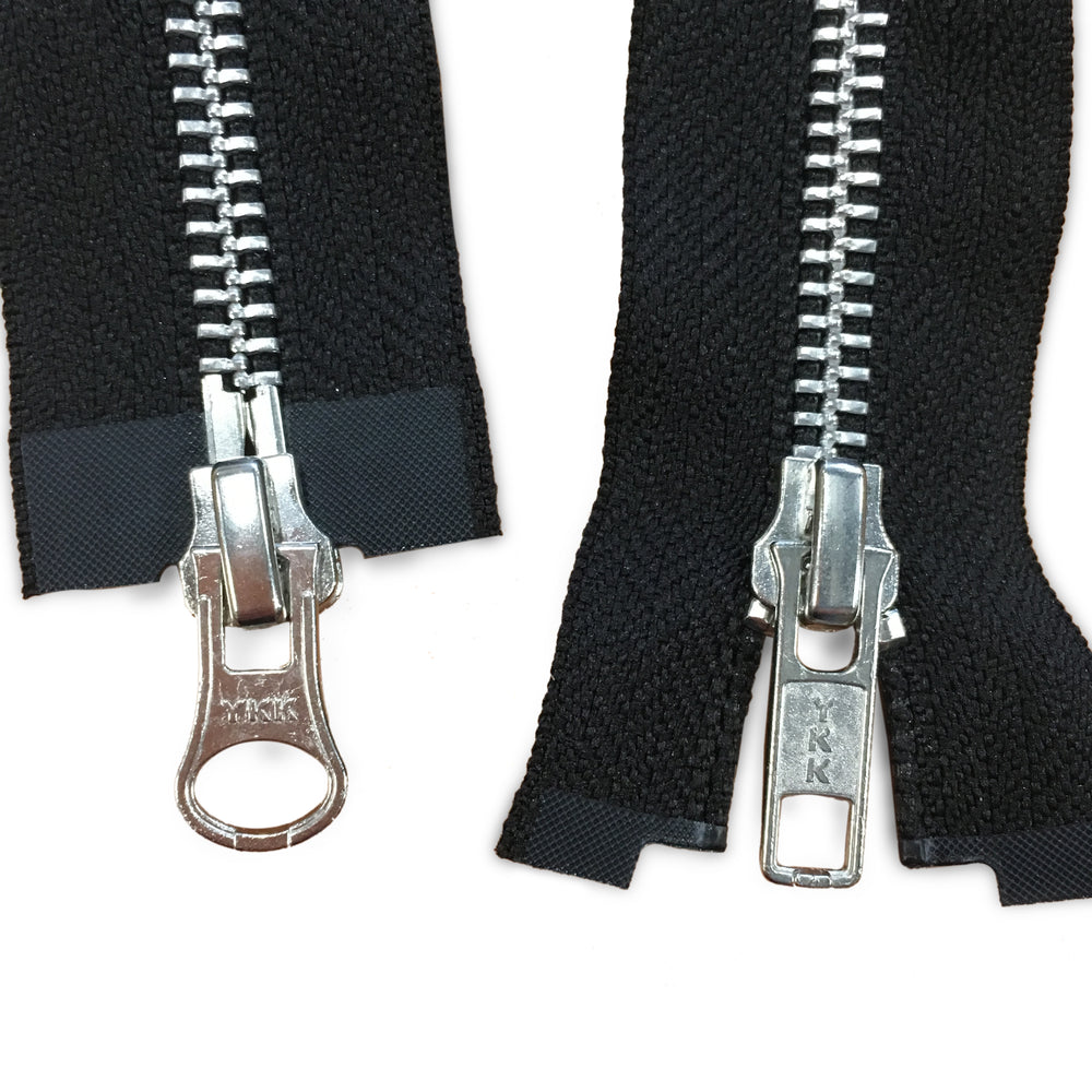 YKK #5 2-Way Aluminum Zipper 34"| Zelikovitz.com