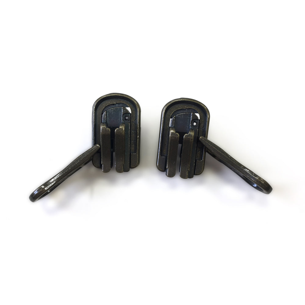 YKK #5 Vislon Reversible Zipper Slider Antique - 2 pack| Zelikovitz.com