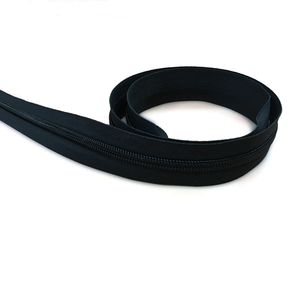 #10C YKK Nylon Zipper Tape Black - By The Yard| Zelikovitz.com